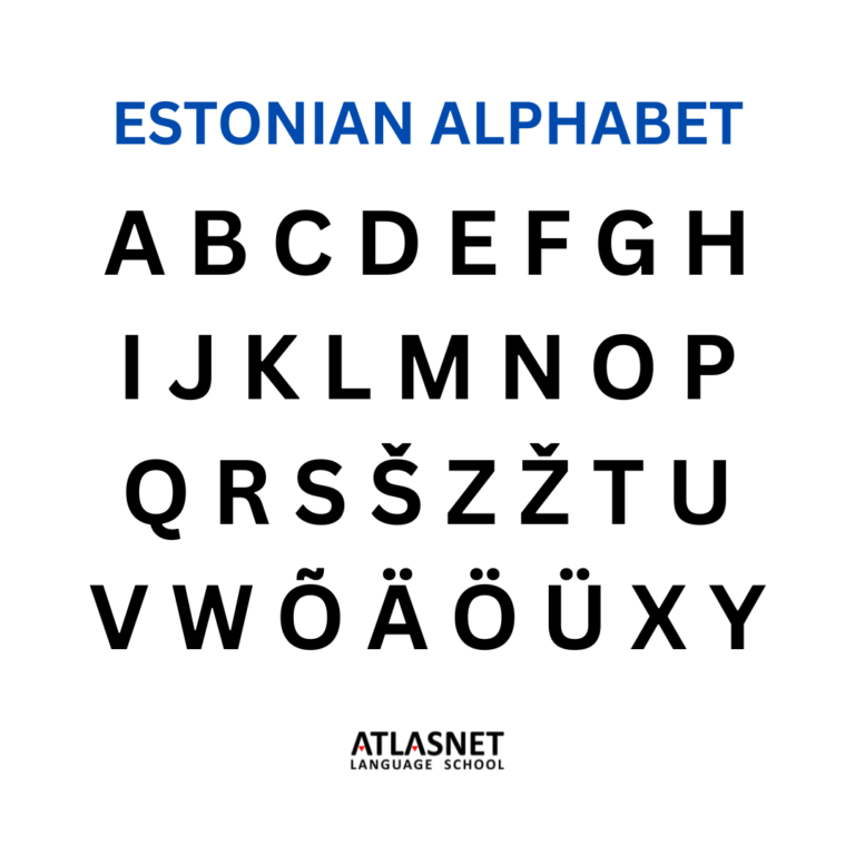 Эстонский алфавит - Atlasnet